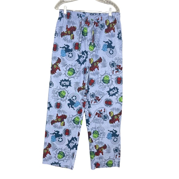 Marvel | Pants | Marvel Superhero Lounge Pj Bottoms Blue Spider Man ...